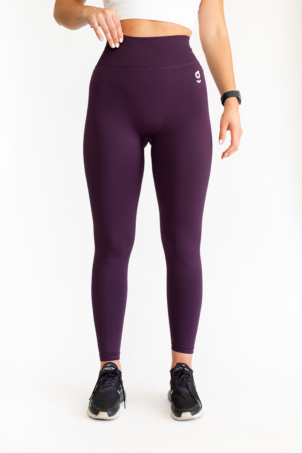 Calzas Seamless Basic Intense Purple – Grinta
